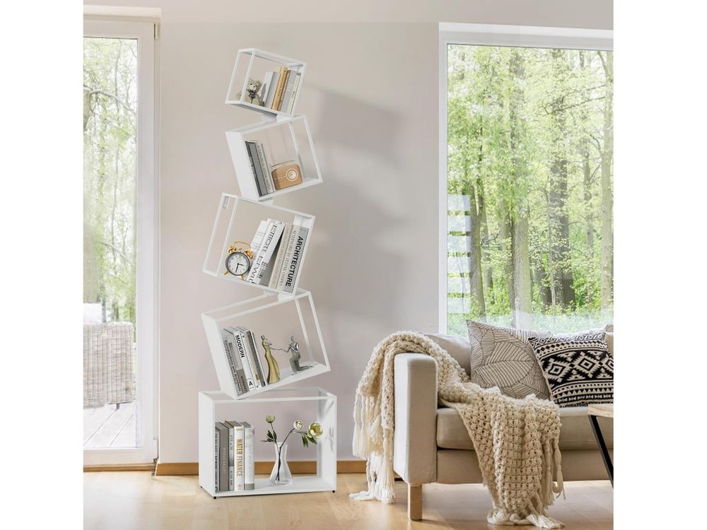 Modernes Metall Bücherregal, Standregal, 5 Ebenen, Regal (Neu und originalverpackt) in Affoltern ...