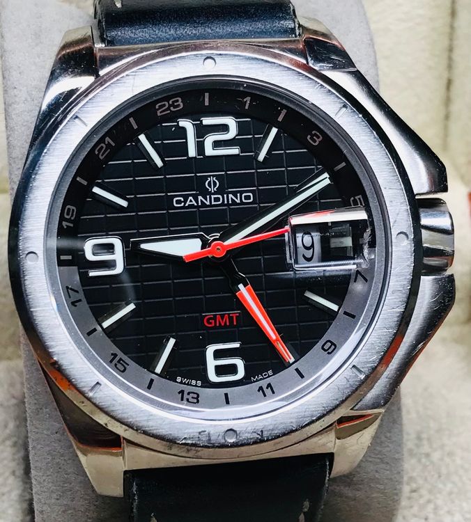 CANDINO GMT Herrenuhr Swiss-Made ( Saphir Glas / 49 mm ) (Gebraucht) in ...