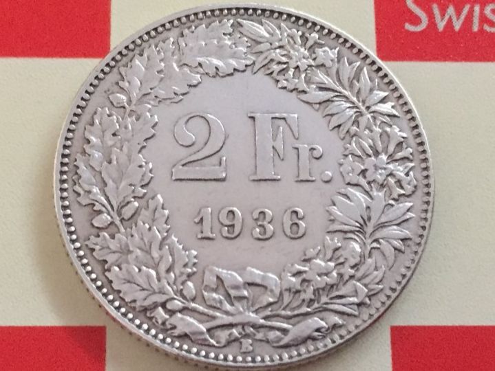 2 Franken 1936 -vz, selten nur 0,25 Mio! | Kaufen auf Ricardo