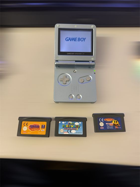 Game Boy Advance SP + 3 Spiele | Kaufen auf Ricardo