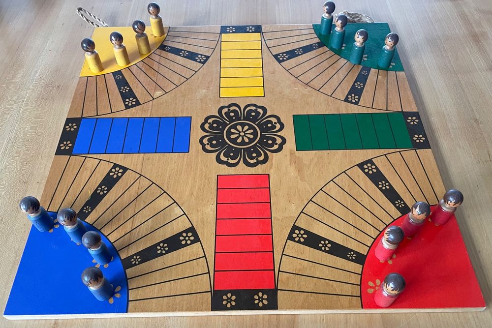 EIle mit Weile, holz von Pastorini, 16 Figuren 45x45cm (Gebraucht) in ...