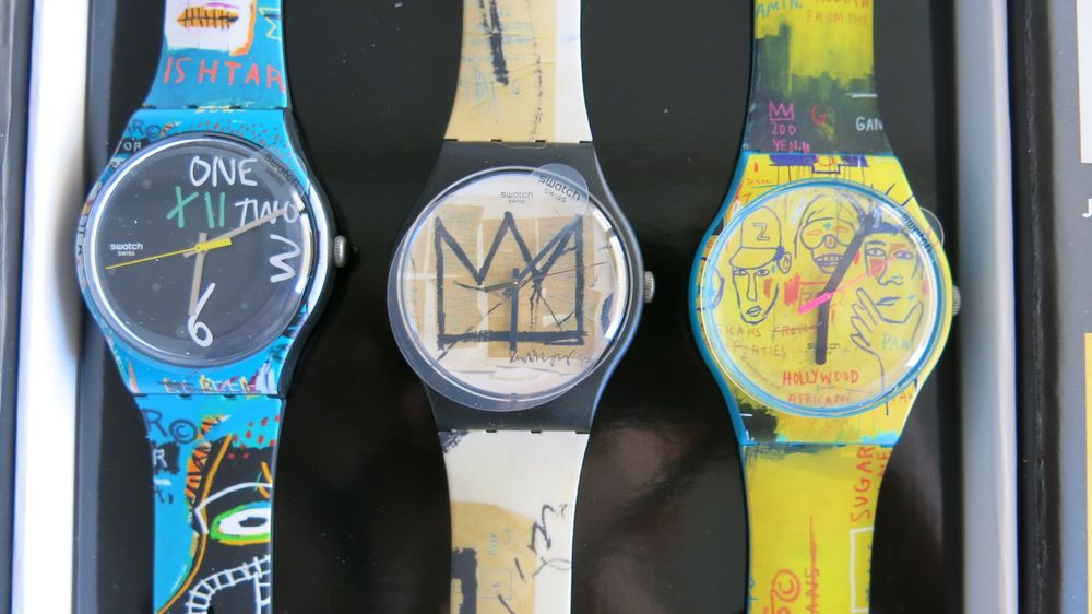 SWATCH X JEAN-MICHEL BASQUIAT TRIPTYCH SPECIAL SZS39 NEU | Acheter sur ...