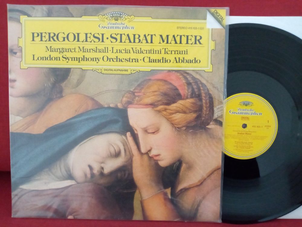 PERGOLESI: Stabat Mater, ABBADO; LP DG digital (Gebraucht) in Möriken AG für CHF 1 – mit ...
