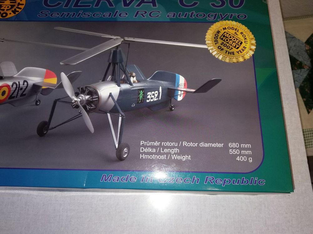 Cierva C30 Autogyro, Neu, ARF Bausatz (Neu (gemäss Beschreibung)) in ...