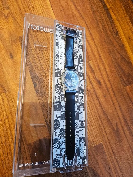 Swatch Snowpass Armbanduhr, neuwertig, nie getragen (Neu und originalverpackt) in Biel/Bienne ...