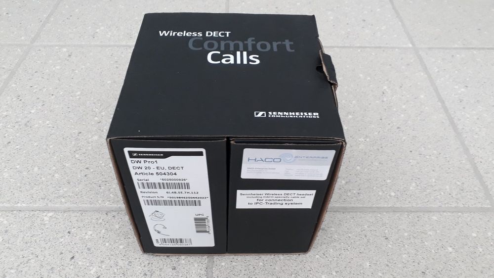 SENNHEISER Wireless DECT Headset for Comfort Calls DW 20 Neu | Kaufen ...