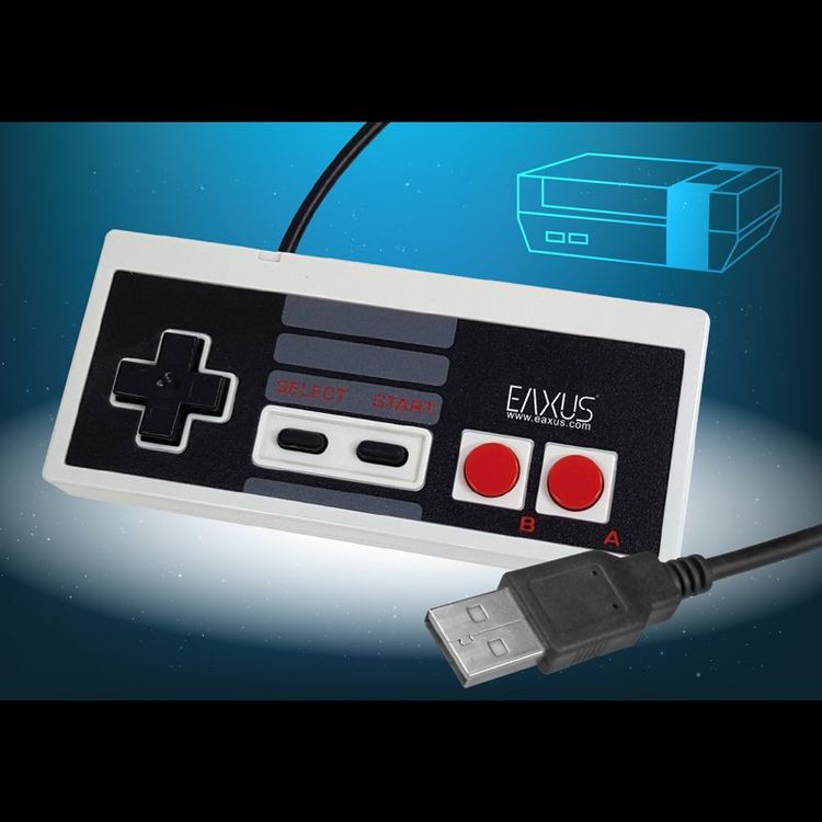 Retro USB Controller im NES Classic Mini Design für den PC, (Neu und originalverpackt) in Aesch ...