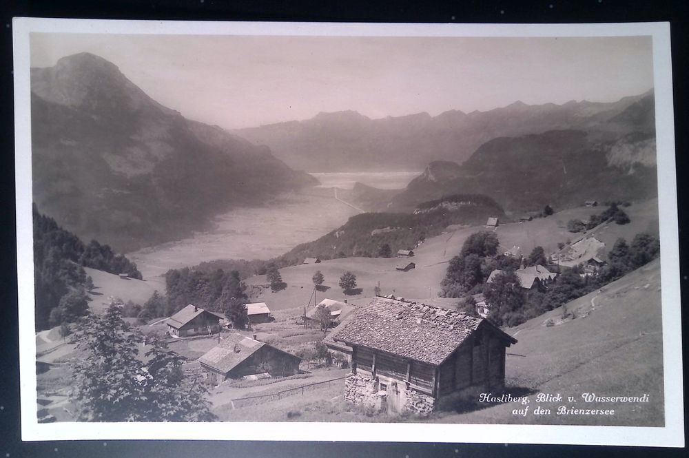 Hasliberg Blick von Wasserwendi ungel. ca.1938 Sehr schön (Gebraucht ...