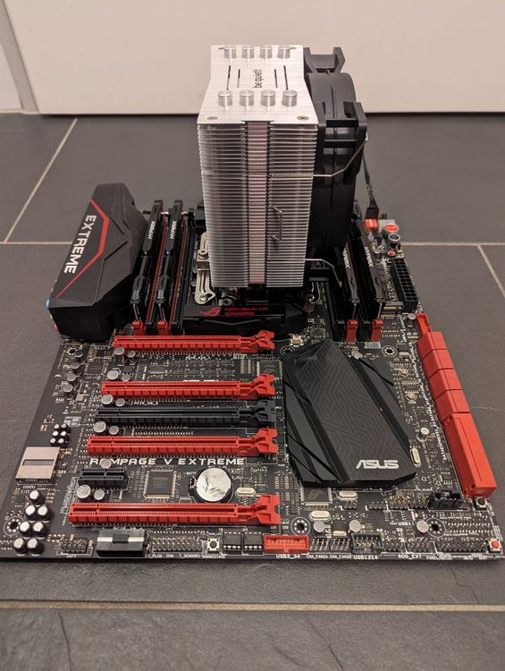 Asus Rampage V Extreme x99 + intel 6800k + 32GB RAM + Kühler | Kaufen ...