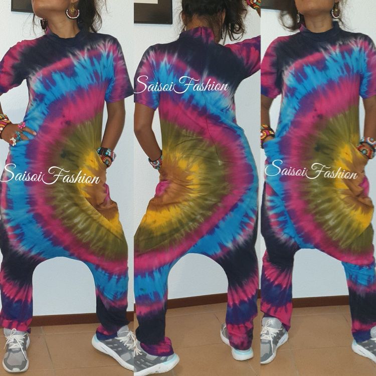 Batik Boho Unikat Jumpsuit/Overall XS-M | Kaufen auf Ricardo