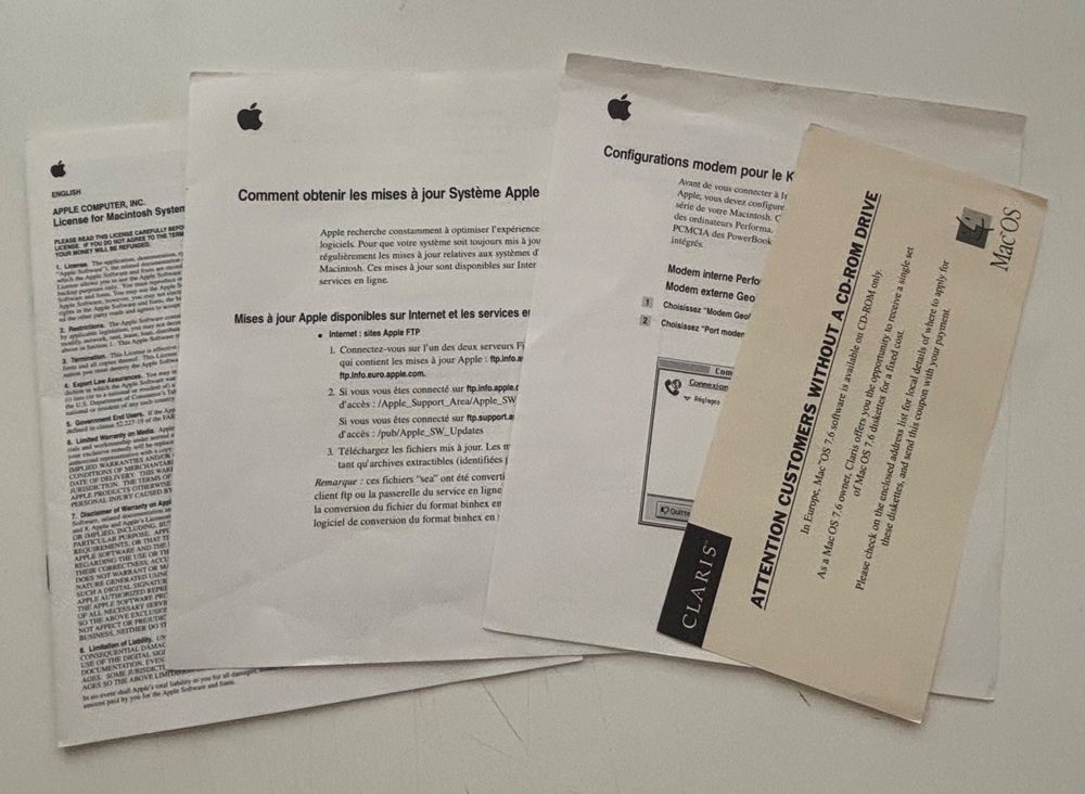 Mac OS 7.6 - Version Complète Vintage avec Extras ! (D'occasion) à ...