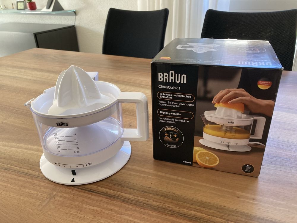 Saftpresse Braun CitrusQuick 1 (Neu und originalverpackt) in Full ...