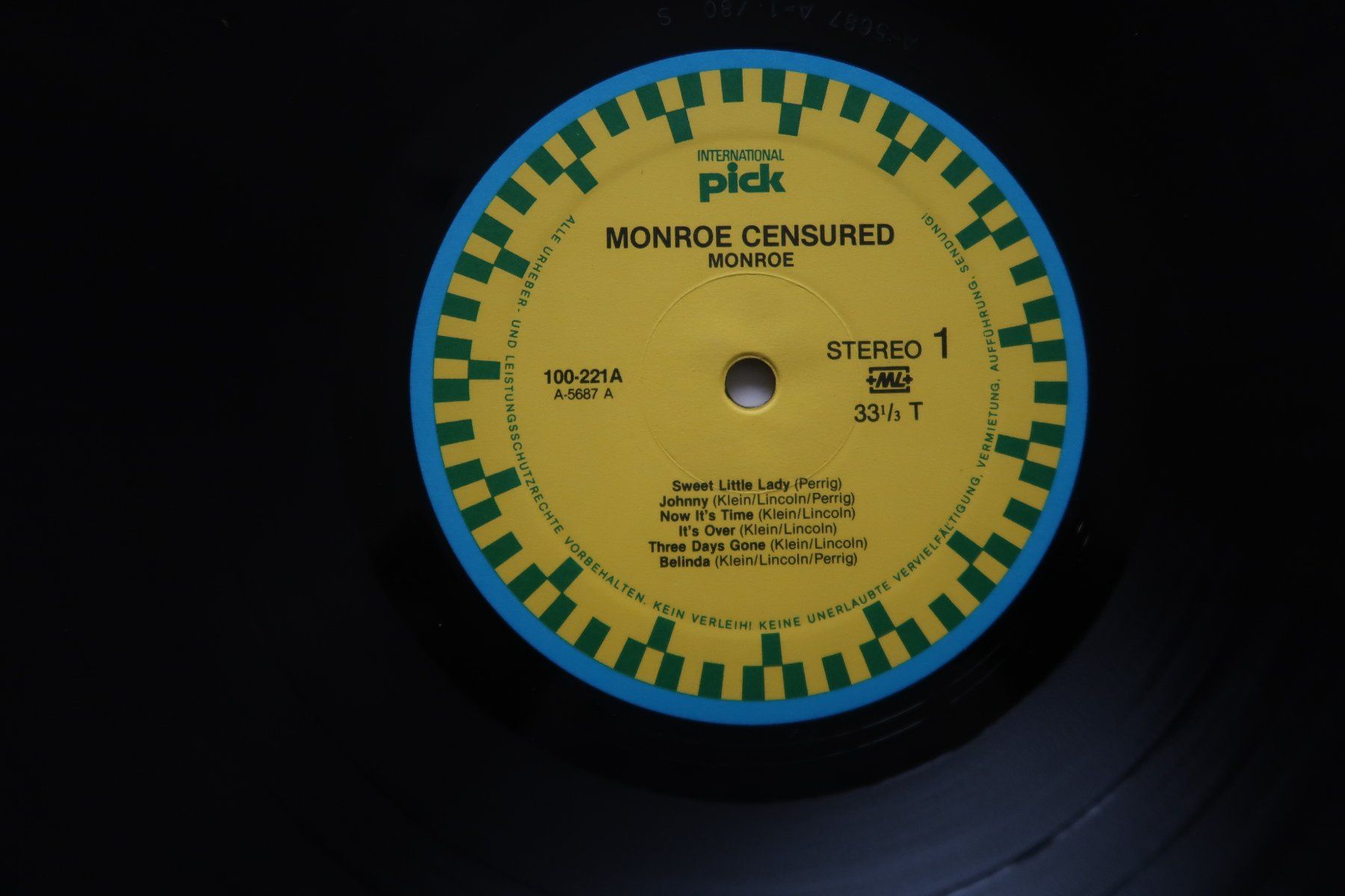 MONROE - CENSURED - SWISS ROCK - VINYL LP (Gebraucht) in Basel für CHF ...