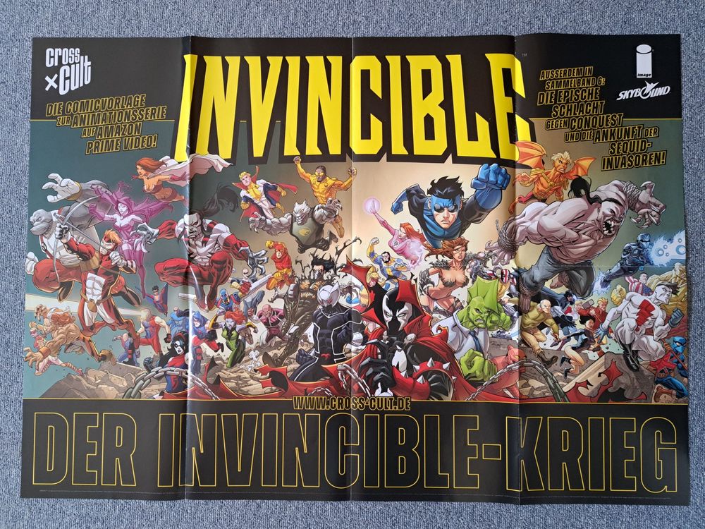 Invincible, der Invincible-Krieg Manga Poster A1 wie NEU (Neu (gemäss ...