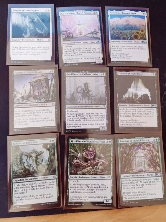 MTG Shrines (alle 17) für ein Commander Deck | Kaufen auf Ricardo