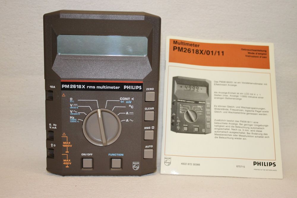 Philips Multimeter PM 2618 rms | Kaufen auf Ricardo
