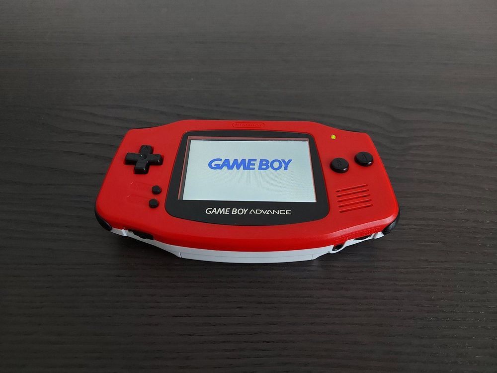 Gameboy Advance IPS-LCD Pokeball Design (Neu (gemäss Beschreibung)) in ...