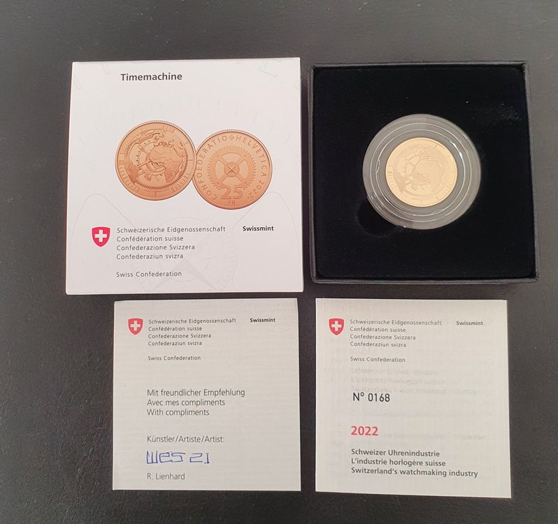 Swissmint Timemachine Signiert (Nr 168) | Kaufen auf Ricardo