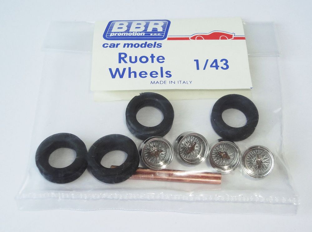 BBR Car Models R 10 Ruote Räder Wheels Set 1:43 | Kaufen auf Ricardo