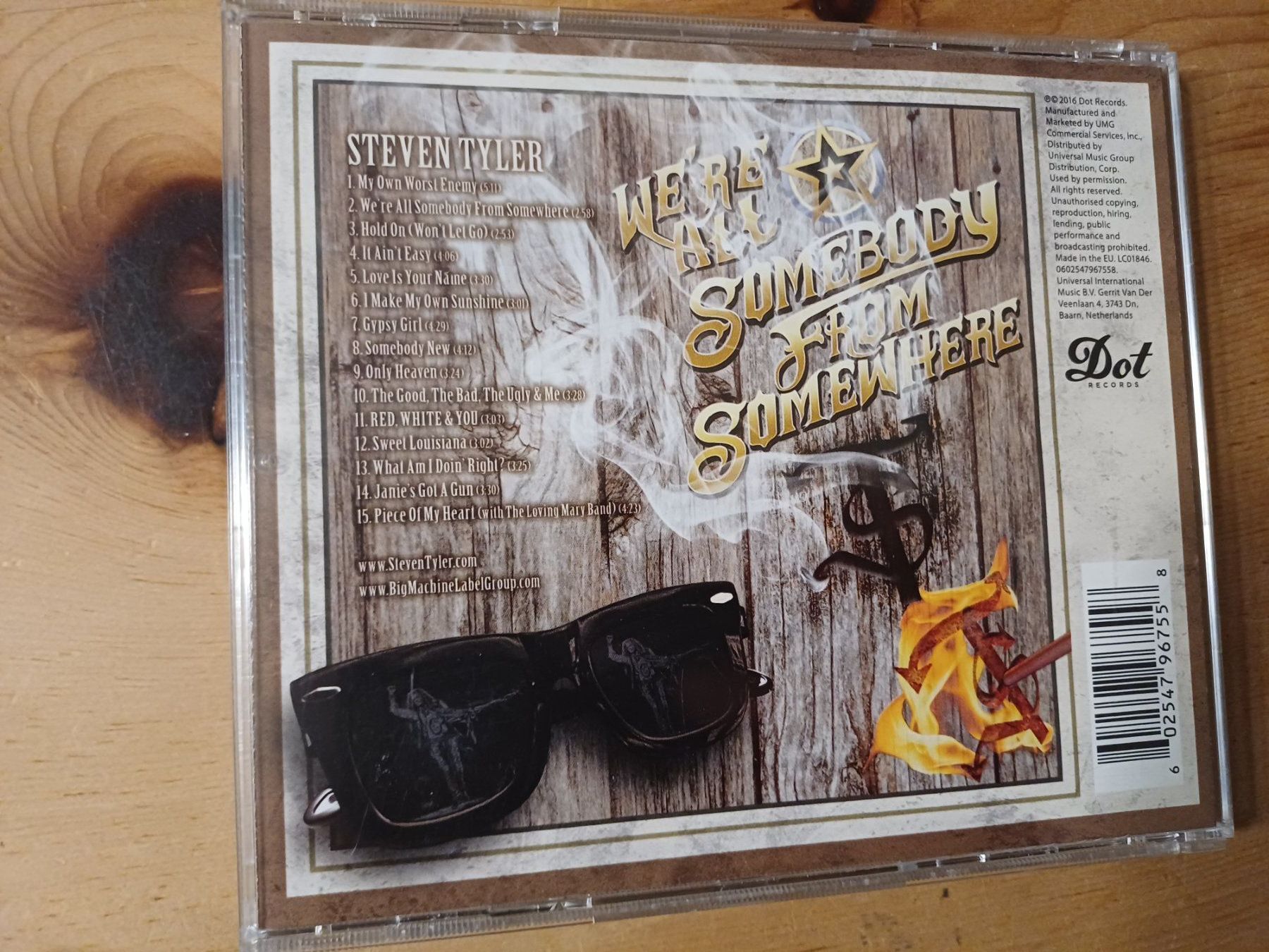Steven Tyler (Aerosmith) - We're All Somebody From Somewhere (Gebraucht ...
