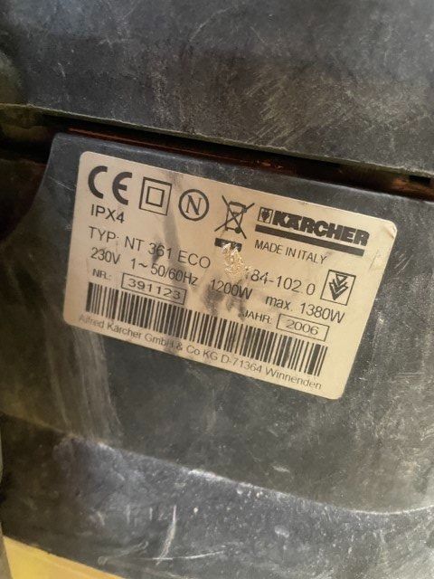 Kärcher NT 361 Staubsauger (Lot 323) Standort 4153 Reinach (Gebraucht ...