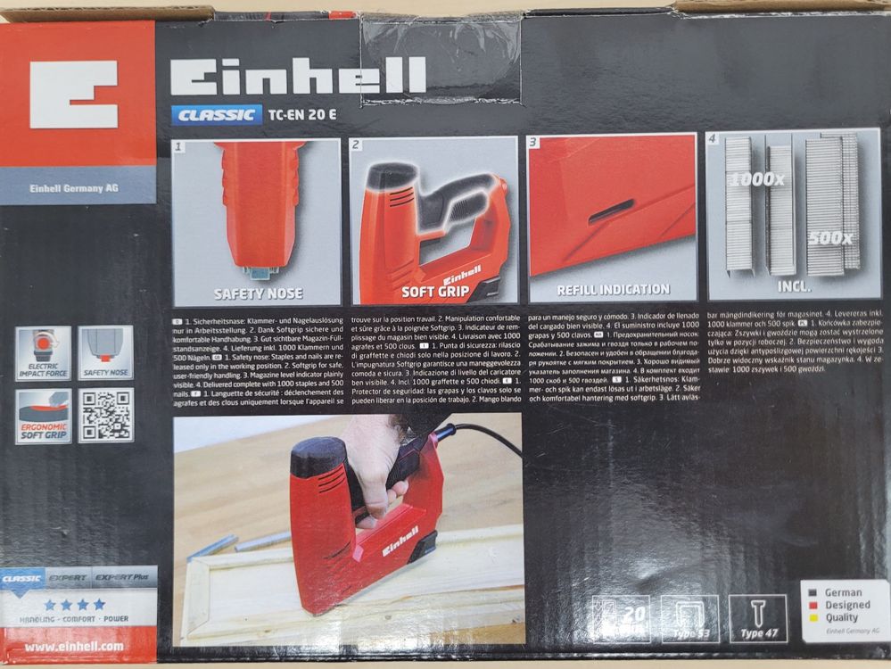 EINHELL Classic TC-EN 20 E Agrafeuse électrique (Neuf (Voir description ...