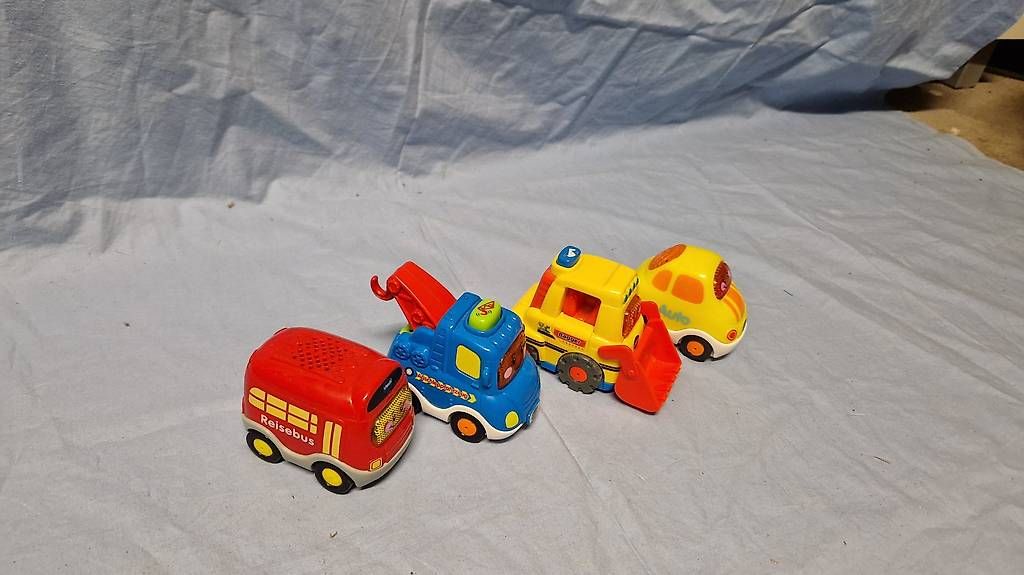 VTech Tut Tut Baby Flitzer Baustellenfahrzeuge, 4 Stk (Gebraucht) in ...
