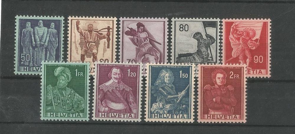 ** LOT::: HISTORISCHE BILDER - SATZ - POSTFRISCH ** (Gebraucht) in Heimenschwand für CHF 15 ...