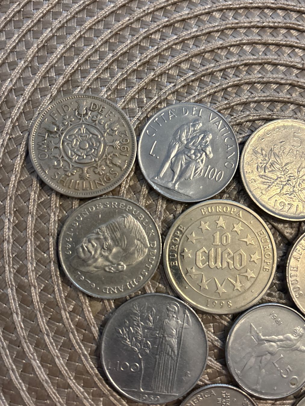 Collection de pièces de monnaie anciennes du monde entier (D'occasion ...