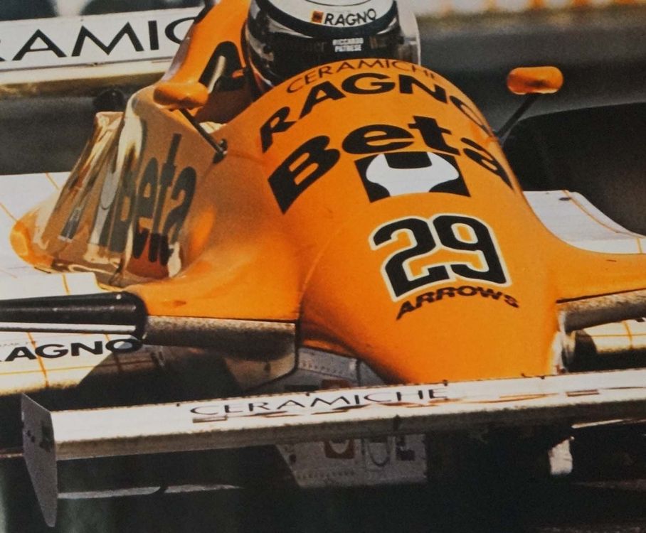 ⭐ Formel-1-Poster „Arrows Beta Ragno – Riccardo Patrese“ (Gebraucht) in ...