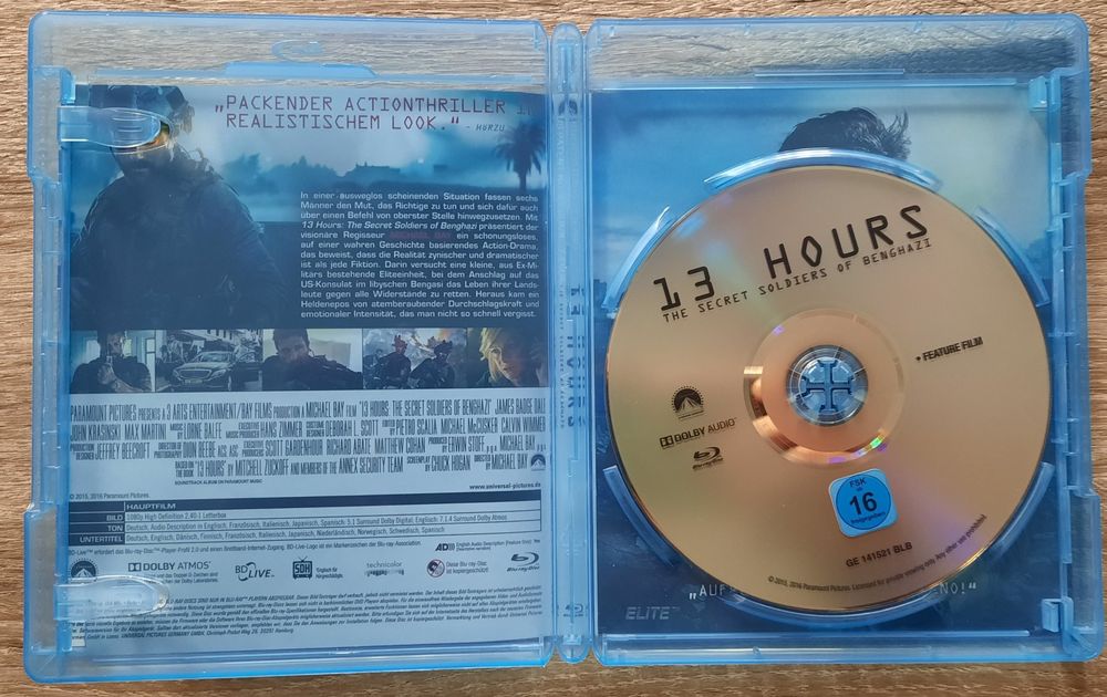 ''13 Hours - The Secret Soldiers of Benghazi'' für Blu-Ray (Gebraucht ...