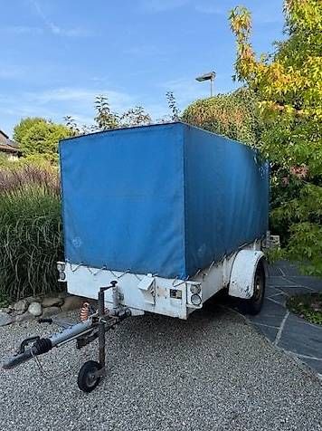 Transport-Anhänger ZBINDEN Sensa, Plane und Rahmen abnehmbar (Gebraucht ...