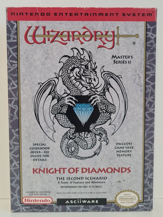 Wizardry II Knight Of Diamonds CB Nintendo NES US-NTSC | Kaufen auf Ricardo