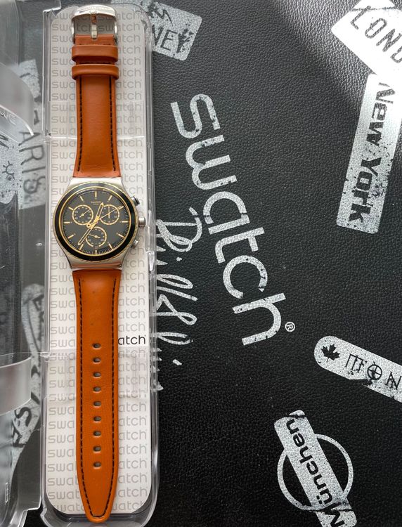 Swatch Irony New Chrono Sobro YVS403 (Neu und originalverpackt) in ...