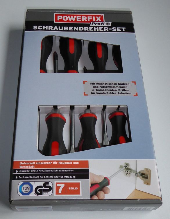 Schraubenzieher Set 7-teilig neu mit magnetischen Spitzen (Neu und originalverpackt) in ...