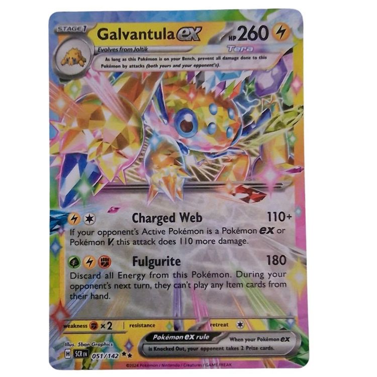 Galvantula Ex 051/142 Stellar Crown Pokemon Card (Gebraucht) in Genève ...