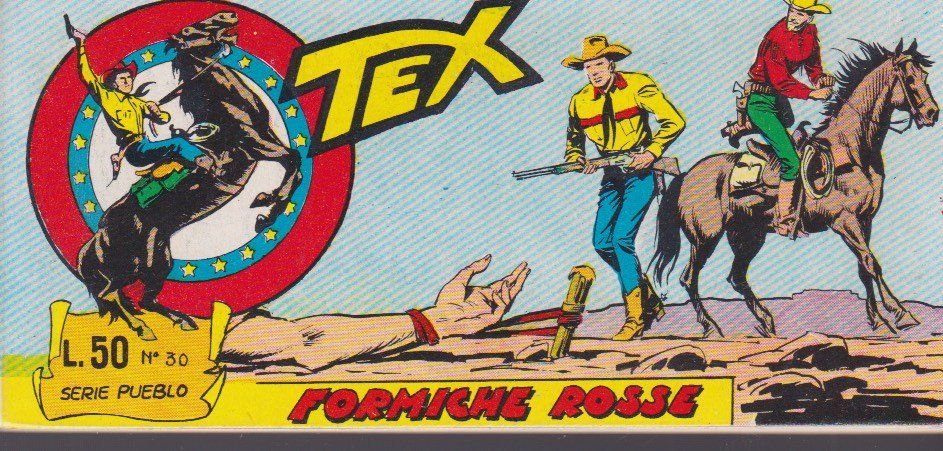 Italian comic strip TEX SERIE PUEBLO # 30 1965 FORMICHE ROSS (Gebraucht ...