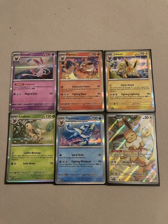 Eevee Promocard & Evolutions set Holo Prismatic Evolutions (Neu (gemäss ...