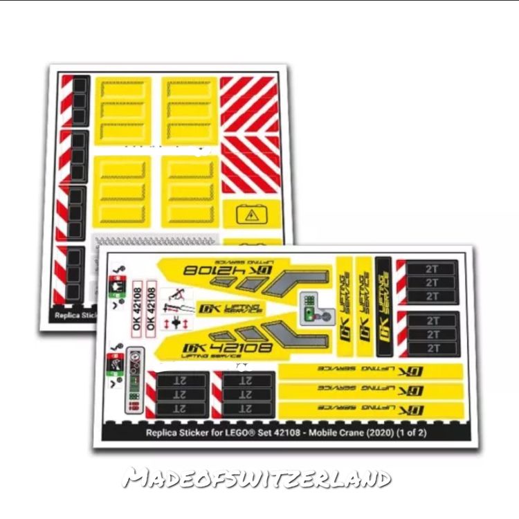 Lego Stickerset für Set 42108 (Neu und originalverpackt) in Schwenden ...