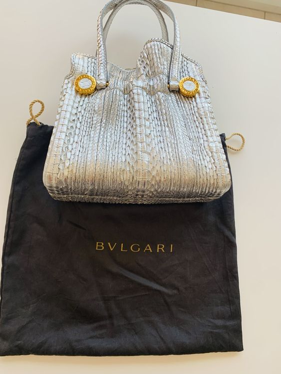 BULGARI Python Clutch silber wie neu (Gebraucht) in Herrliberg für CHF ...