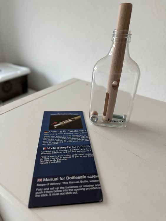 Kasuro Flaschensafe, Geldgeschenk originell verpacken! (Neu (gemäss ...