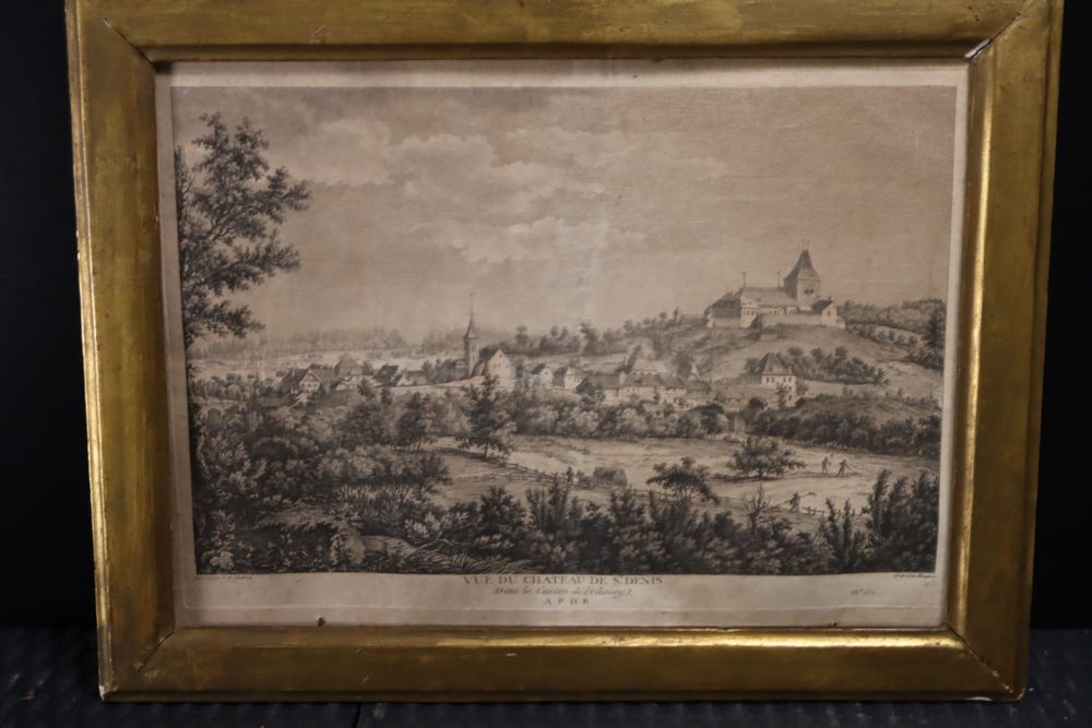 Louis Joseph MASQUELIER (1741-1811) - Org. Stich - Chateau D (Gebraucht ...