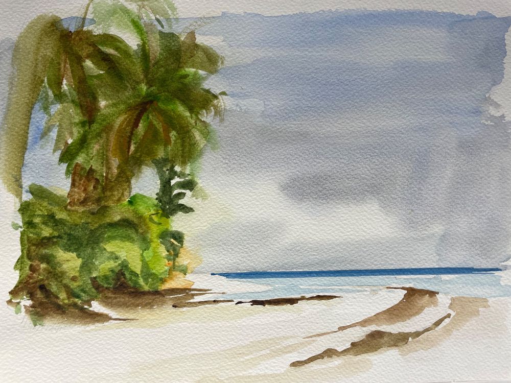 Aquarell von Leo Kalmus (1904-1986)Aus der Künstler Nachlass | Kaufen ...