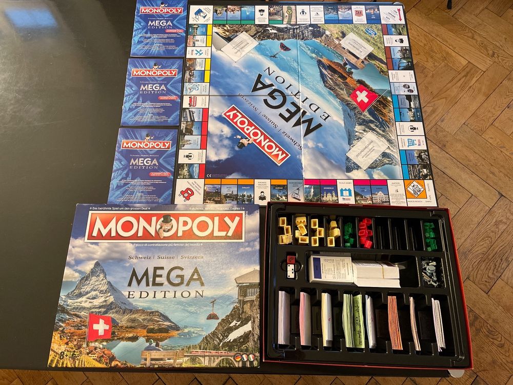 Monopoly - Mega Edition Schweiz (Neu (gemäss Beschreibung)) in Basel für CHF 5 – mit Lieferung ...