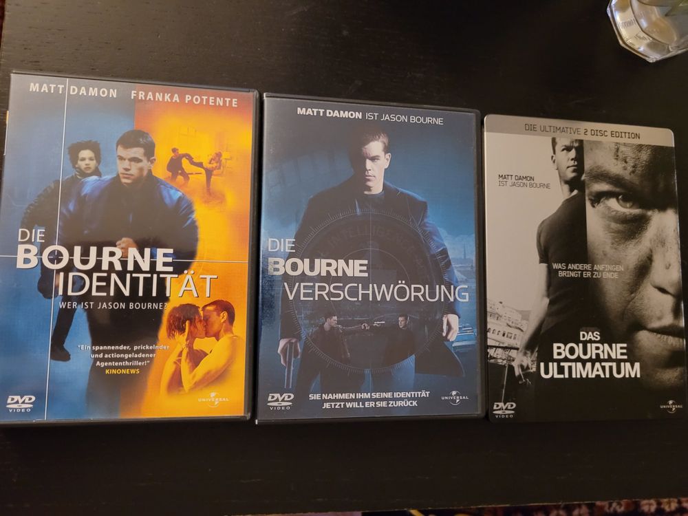 Bourne trilogie identität verschwörung ultimatum matt damon (Gebraucht) in Zollikerberg für CHF ...