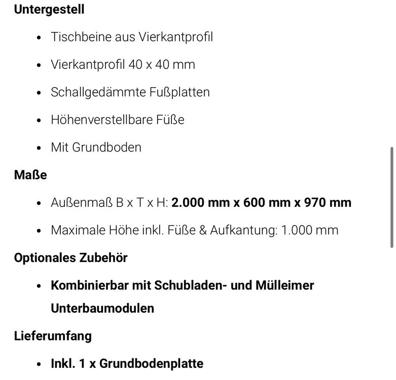 Edelstahl Arbeitstisch PREMIUM - 2000×600mm - mit Grundboden | Kaufen ... Edelstahl Arbeitstisch PREMIUM - 2000×600mm - mit Grundboden | Kaufen ...