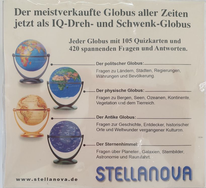 Stellanova IQ Quiz Globus | Kaufen auf Ricardo