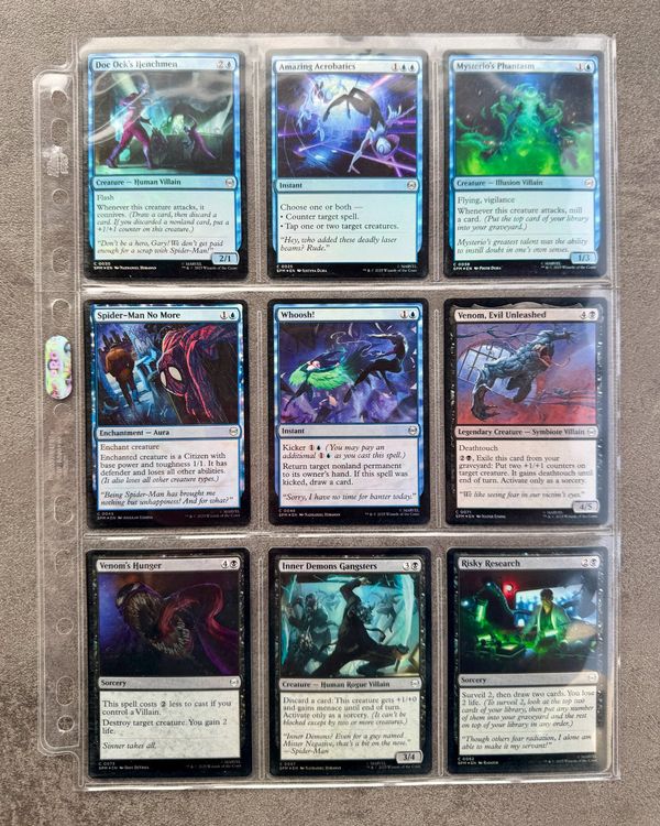 58 Foil Commons Marvel's Spider-Man NM (Neu (gemäss Beschreibung)) in Rechthalten für CHF 6 ...