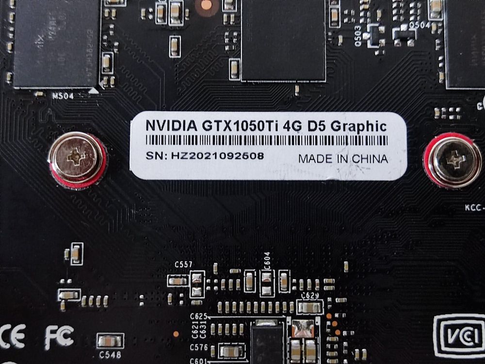 (FAKE) Nvidia GTX 1050Ti Grafikkarte aus China | Kaufen auf Ricardo