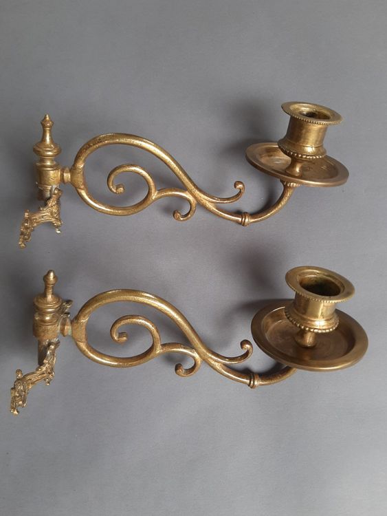 2 antike Wand-Kerzenhalter (Gebraucht) in St. Gallen für CHF 39 – mit Lieferung auf Ricardo kaufen